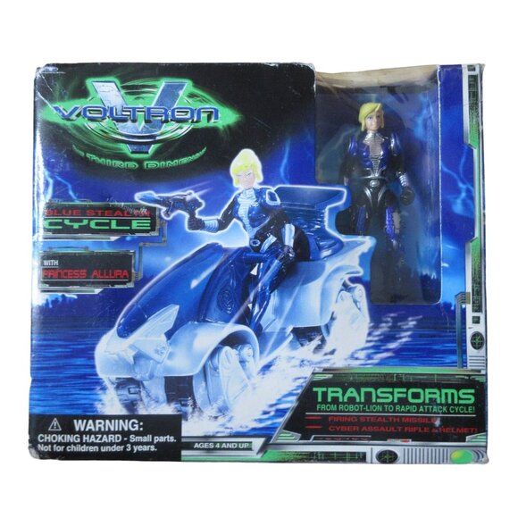 Toys | Voltron Princess Allura Blue Stealth Cycle Transformer In Box ...